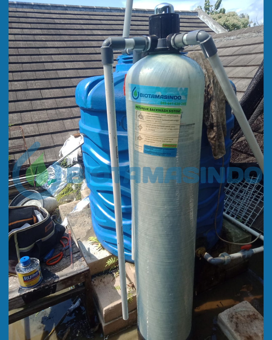Filter Air Sumur Bor Berwarna Kuning Kehitaman - Sewon Bantul ...